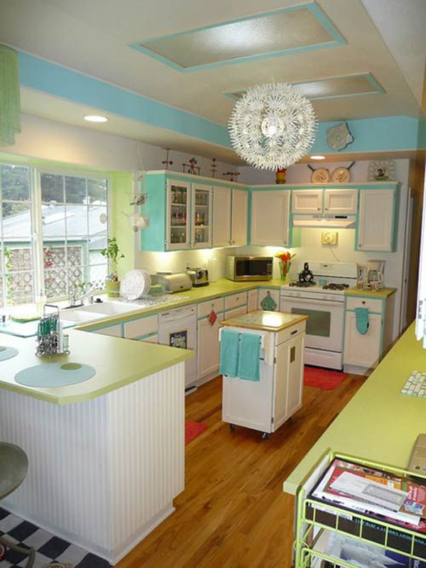 25 Inspiring Retro Kitchen Designs House Design And Decor