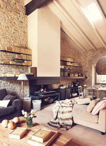15 Great Stone Interior Ideas | Housetodecor.com