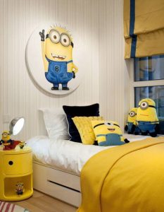 Adorable Kids Bedrooms With Minion Ideas | Housetodecor.com