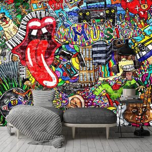 23 Trendy Interior Graffiti Ideas For Urban Style | Housetodecor.com