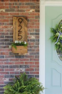 30 House Numbers Integrated With Nature Plants | Housetodecor.com
