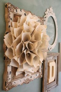 20 DIY Vintage Book Walls To Decorate Your Home | Housetodecor.com