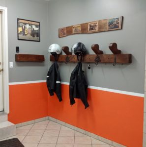 20 Cool Helmet Storage Ideas For Motorcycle Lover | Housetodecor.com