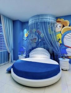 10 Cute Kids Bedroom Ideas With Doraemon Theme | Housetodecor.com