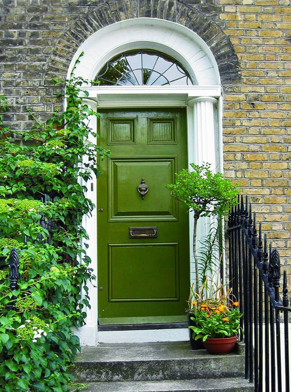 12 Gorgeous Front Door Paint Ideas To Suits Your Mood | Housetodecor.com
