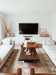 21 Aesthetic Bohemian TV Room Decor Ideas | Housetodecor.com