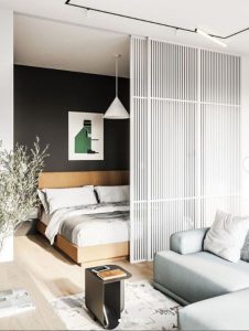 10 Easy Ways To Make Room Dividers In Studio Apartment | Housetodecor.com