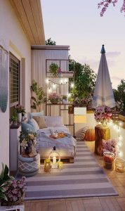 14 Most Romantic Balcony Ideas For Valentine’s Day | Housetodecor.com