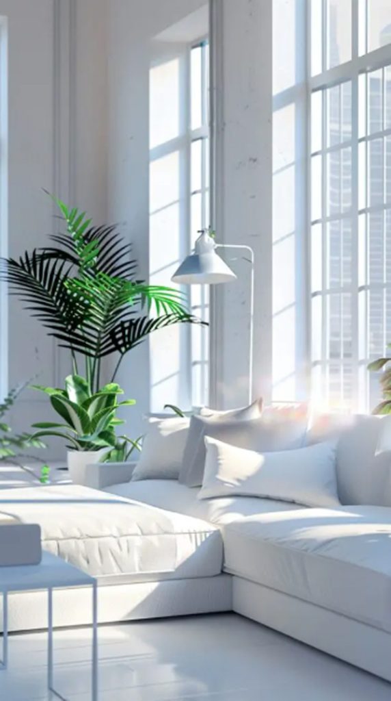 21 Cozy White Living Room Ideas For Relaxing Space | Housetodecor.com