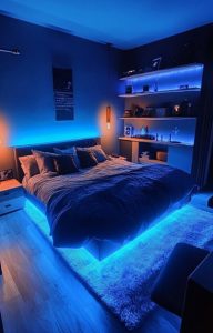 20 Cool Teen Boy Bedrooms With Led Light | Housetodecor.com