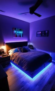 20 Cool Teen Boy Bedrooms With Led Light | Housetodecor.com