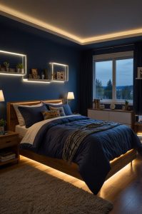 20 Cool Teen Boy Bedrooms With Led Light | Housetodecor.com