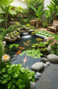 20 Cozy Small River Ideas For Backyard Retreat | Housetodecor.com