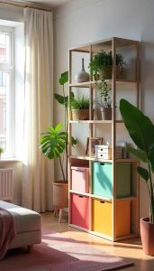 How To Smart DIY Ikea Ivar Room Dividers | Housetodecor.com